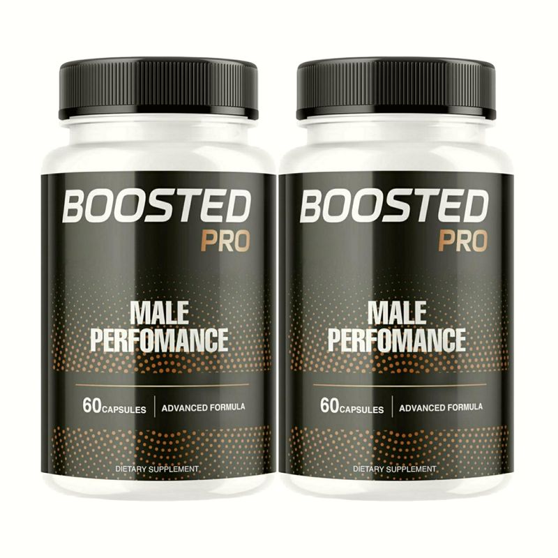 2-Pack Boosted Pro Capsules for Male Performance and Energy - 120 ...