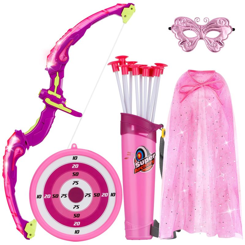 VGOFUN Kids Bow and Arrow Set- LED Light Up Archery Set Toy with ...