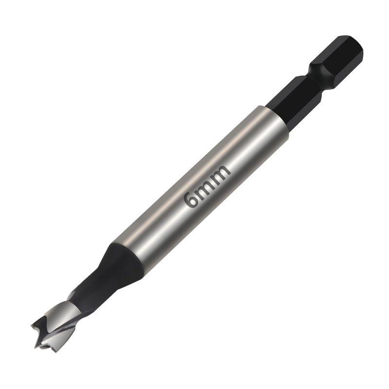 Vearter 6mm Forstner Drill Bit, High Carbon Steel Multi-Tooth ...