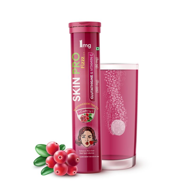1MG Skin Pro Fizz Effervescent Tablets, Glutathione & Vitamin C ...