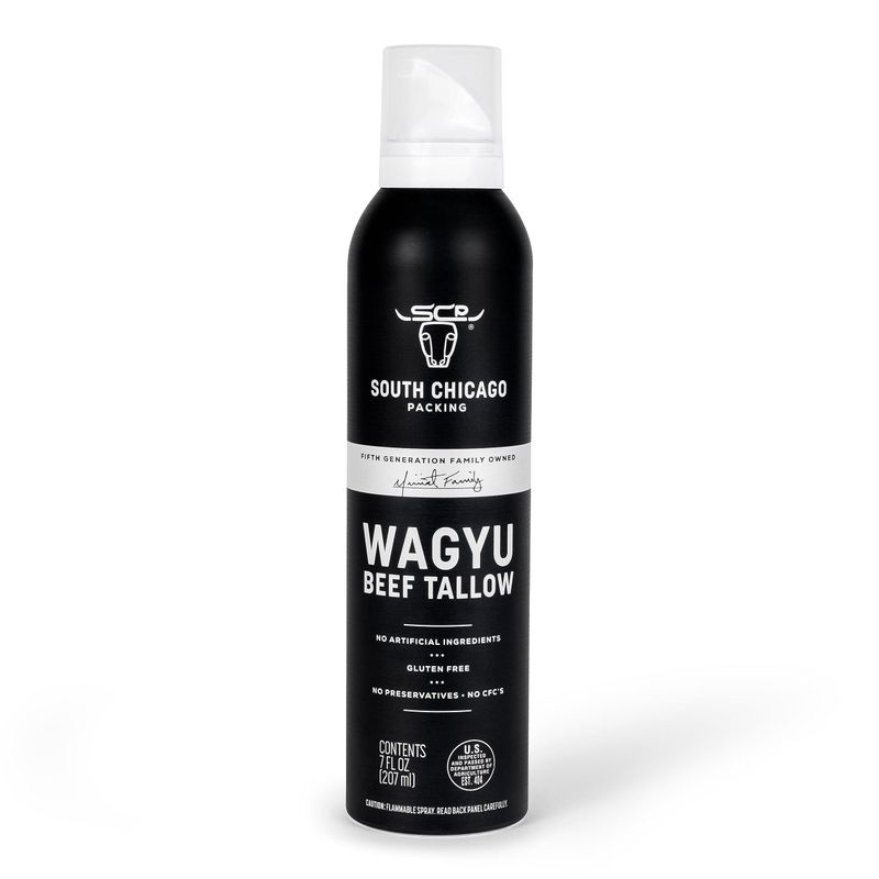 South Chicago Packing Wagyu Beef Tallow Spray, Umami-Rich, Flavorful ...