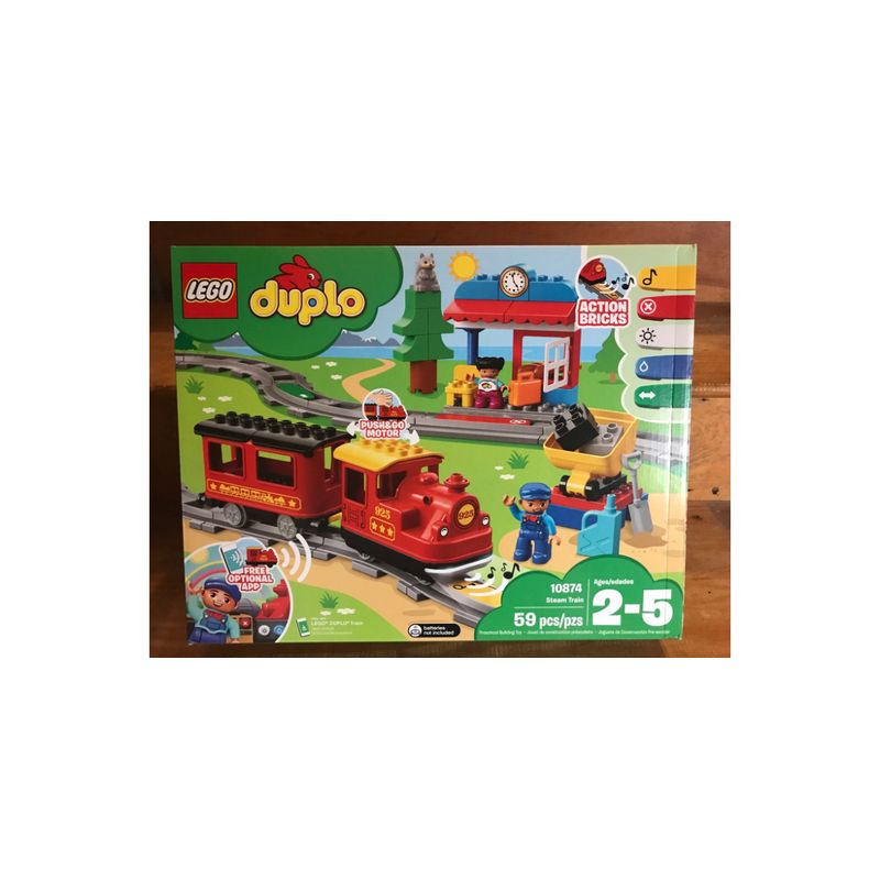 Lego Duplo 10874 Steam Train Remote Control Building Blocks Building ...