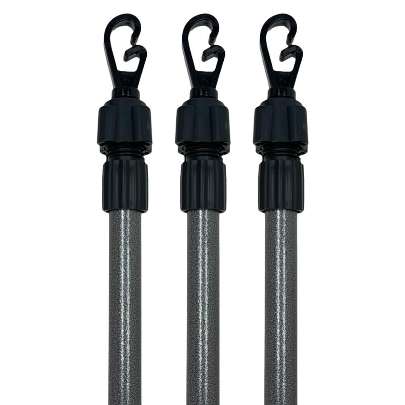 Home Hacks Washing Line Prop 2.4M Heavy Duty Adjustable Telescopic ...