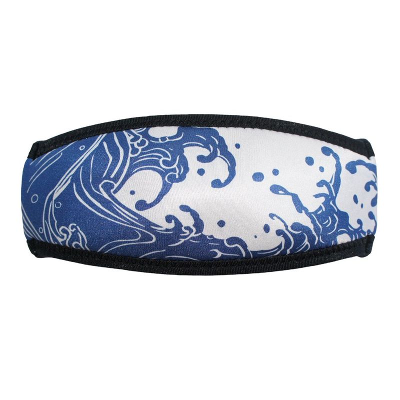 SeaCanary Snorkeling Diving Mask Strap Cover Wave White - Online ...