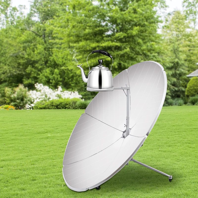 Portable Solar Cooker, 1800W Concentrating Solar Cooker, Solar Cooker ...