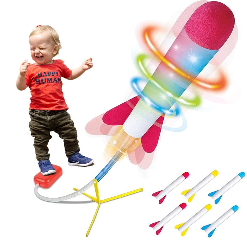 Play22 Toy Rocket Launcher for Kids Led - Shoots Up to 100+ Feet ...