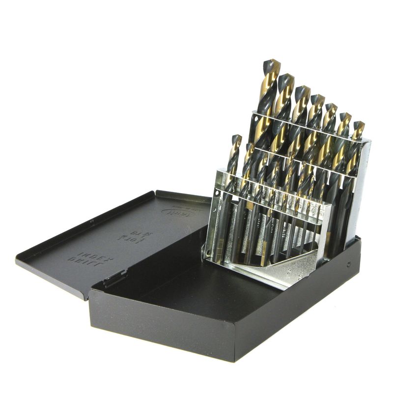 Drillco 350N Series Nitro 15 Piece High-Speed Steel Mechanics Length ...