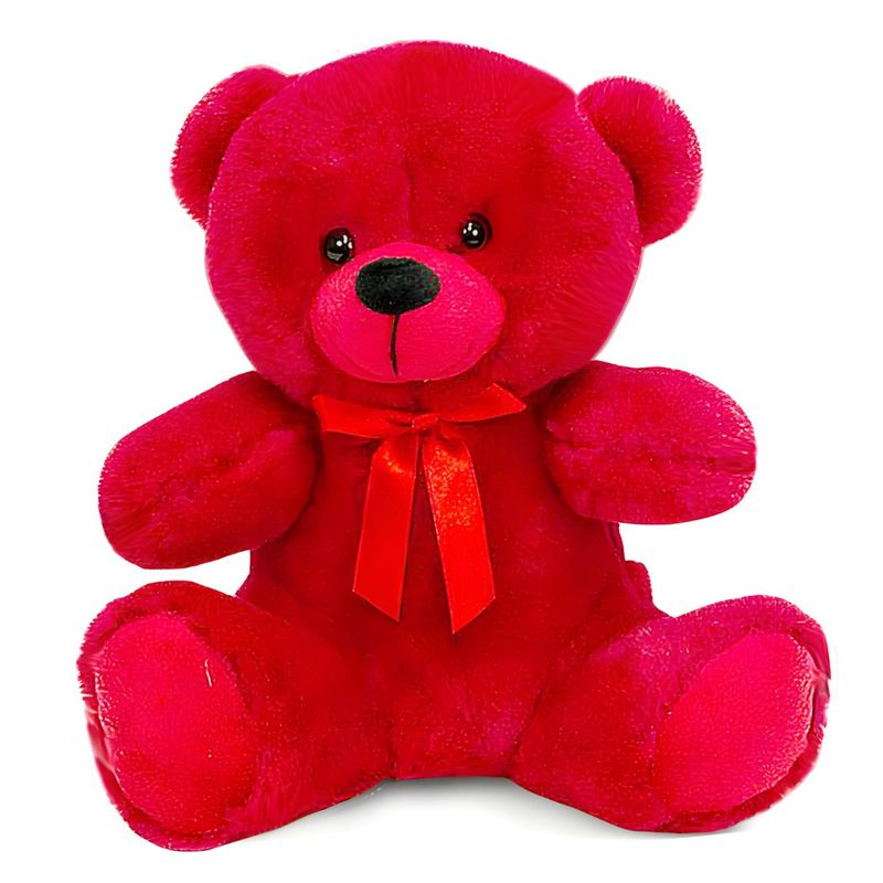 Grandma Smiley's Plush Best Friends Super Color Red Teddy Bear Stuffed ...