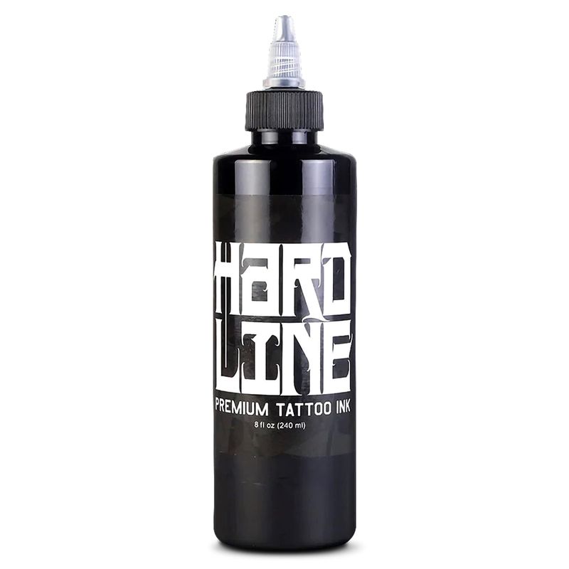 Hardline Premium Black Tattoo Ink - 8oz Tattoo Ink Tubes for Superior ...