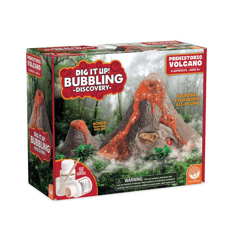 MindWare Dig It Up! Bubbling Discovery: Prehistoric Volcano Fossil Dig ...
