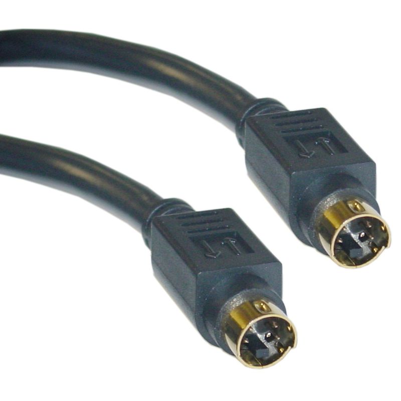 CableWholesale S-Video Cable for TV, S-VHS, VCRs, DVD, Camcorders ...