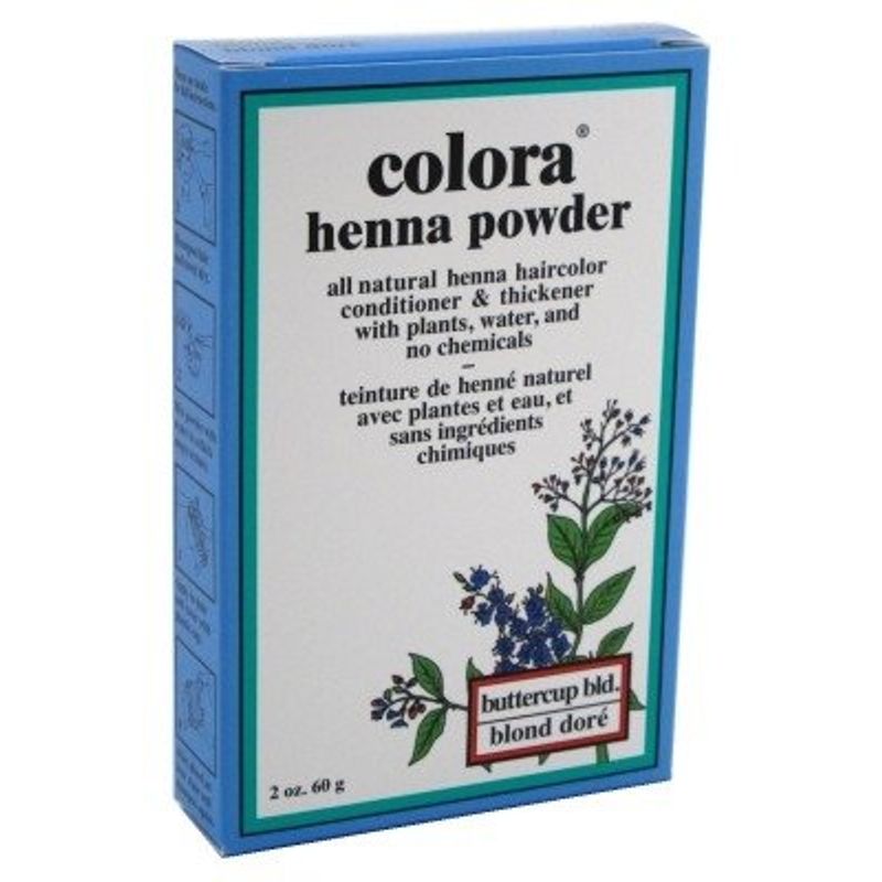 Colora Henna Powder Hair Color Butter-Cup Blonde 2oz (6 Pack) - Online ...