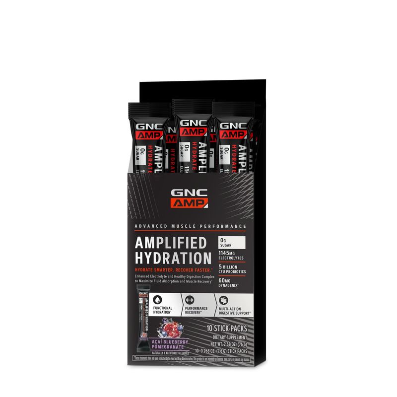 GNC AMP Amplified Hydration | Enhanced Electrolyte & Healthy Digestion ...