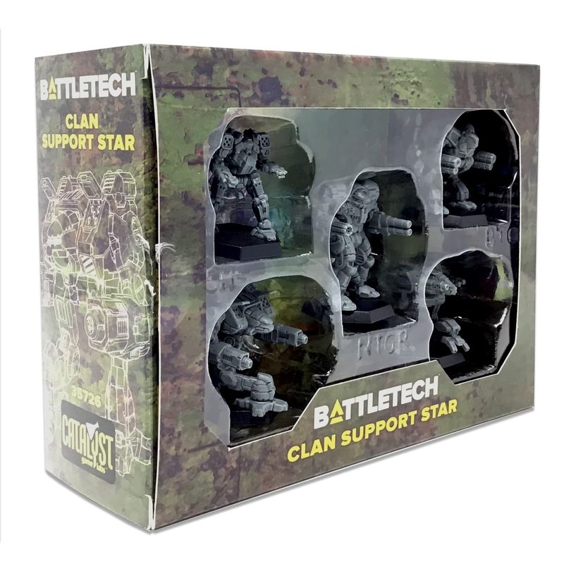 BattleTech Mini Force Pack: Clan Support Star - Online Marketplace ...