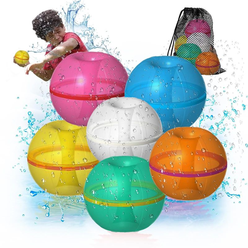 Reusable Water balloons, Summer Toy Water Toy for Boys and Girls, Pool ...