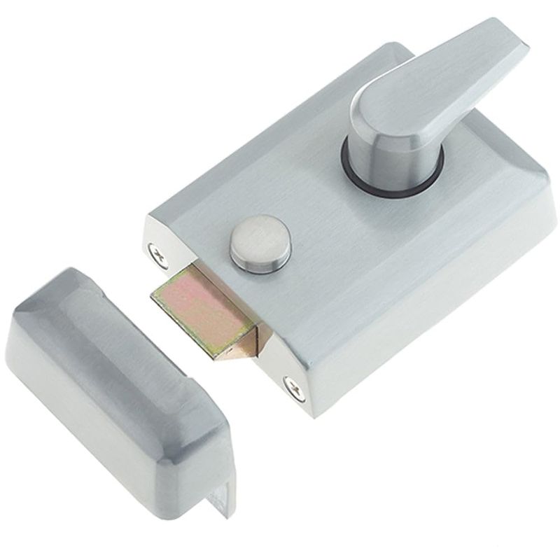 Standard Style 90mm Satin Chrome Night Latches for Ultimate Security ...