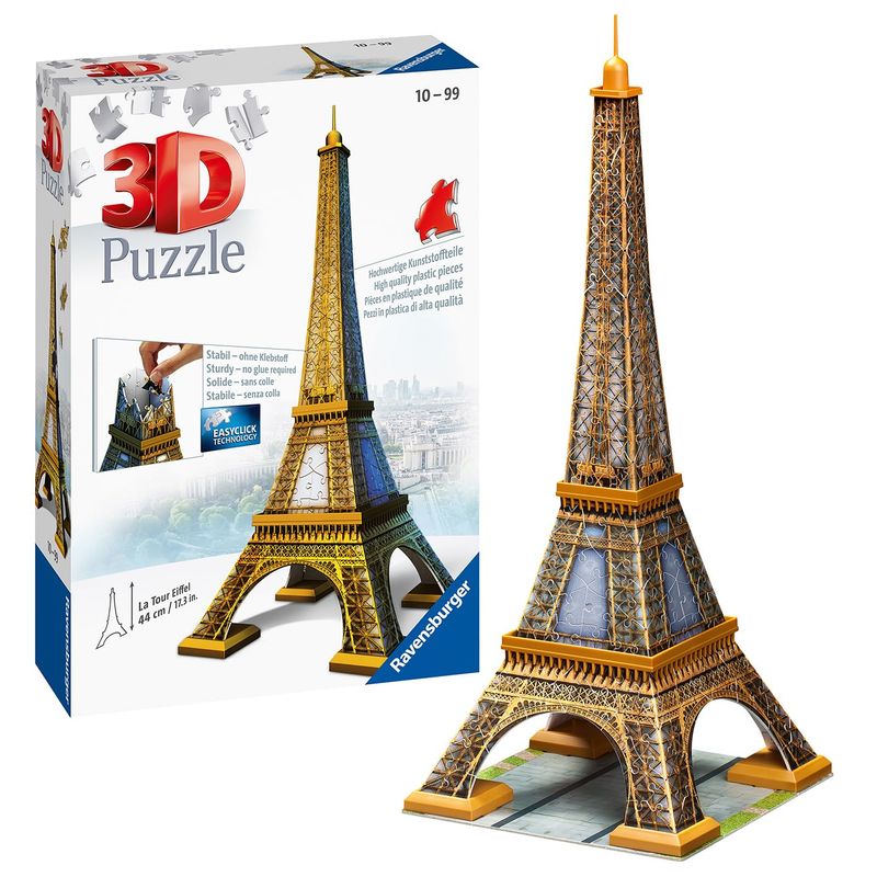 Ravensburger - Puzzle 3D Eiffel Tower - Online Marketplace - EveryMarket