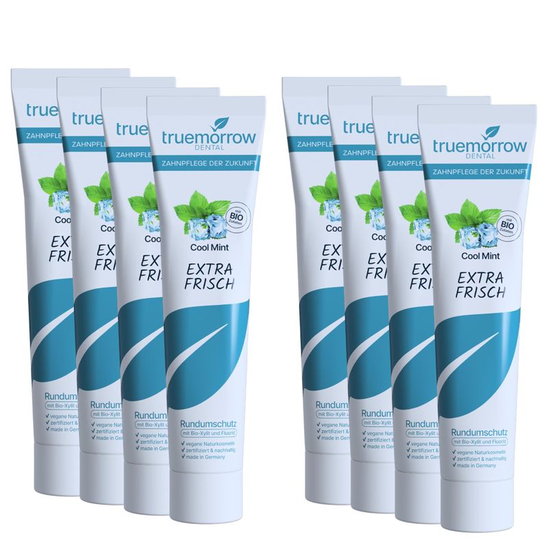 truemorrow Natural Toothpaste with Organic Xylitol & Fluoride (1,450 ...