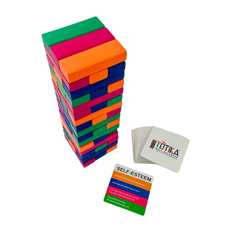 YEHUA! Open Spaces Totika Self Esteem Game with 48 Question Card Deck ...