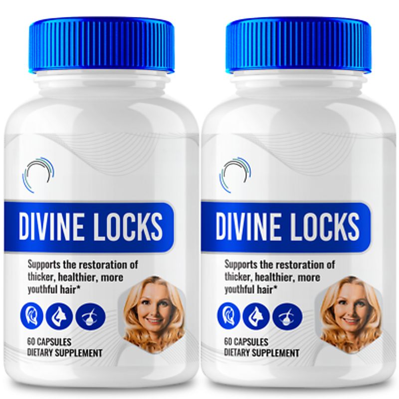 (2 Pack) Divine Locks Hair Health Capsules DivineLocks Hair Pills (120 ...