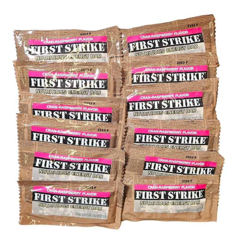 First Strike Energy Bar, Full Size [2.3oz] - Authentic Long-Life USGI ...