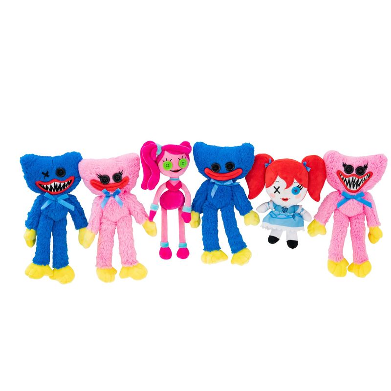 UCC Distributing Poppy Playtime 8” Plush Toy Set of 6 Includes: Huggy ...