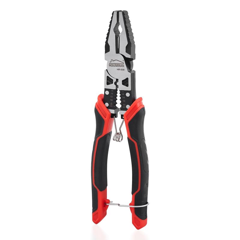 Linemans Pliers, HOUSERAN Combination Pliers with Wire Stripper and ...