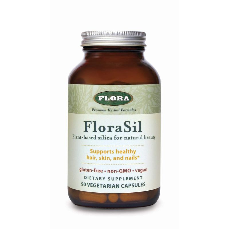 Flora FloraSil 90 Veg Capsules - Silica Supplement with Horsetail ...
