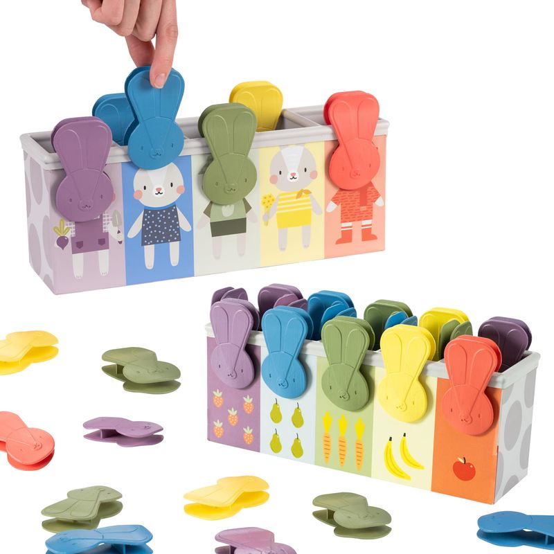 Taf Toys Match & Count Bunny School Toy. Colour Matching, Sorting ...