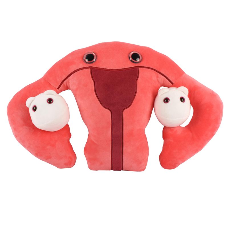 GIANTmicrobes Gigantic Uterus Plush Toy 24", Uterus Stuffed Animal ...