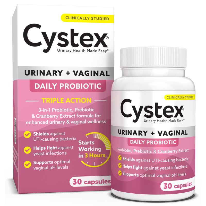Cystex Urinary Tract Infection Probiotic: Rapid Relief & Proactive UTI ...