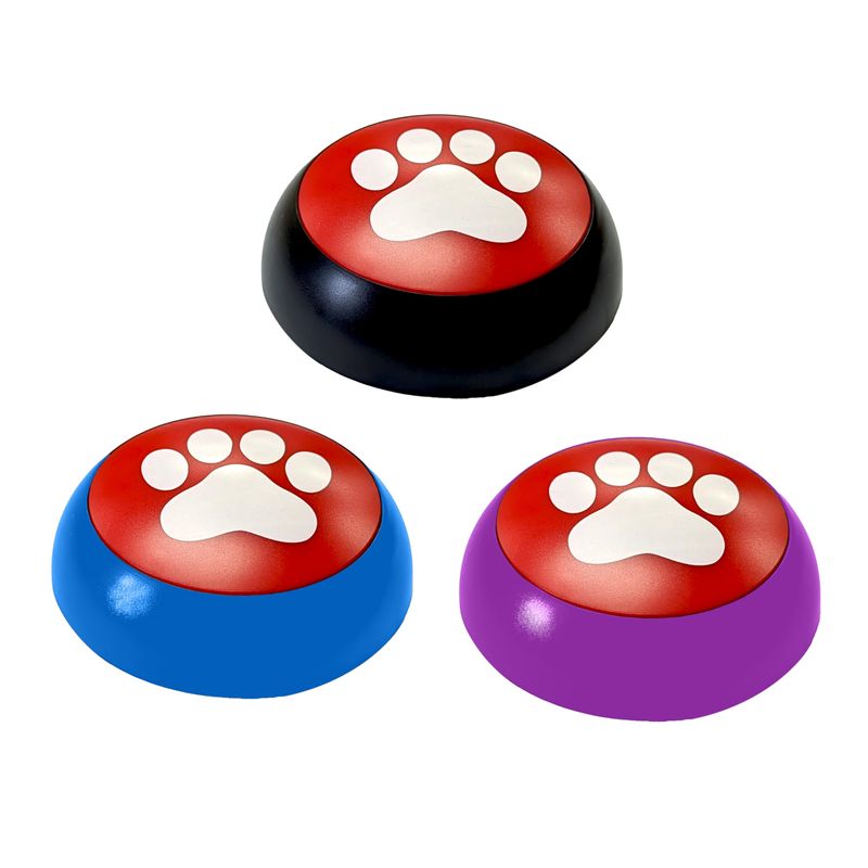 SPOT Easy-Talk-Dog Buttons for Communication, 20s Voice Recording ...