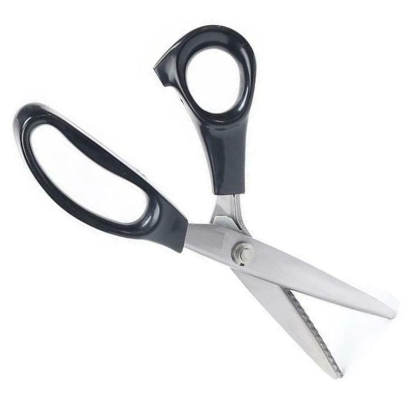HappyHome Pinking Scissors, Triangle, Jagged, Stainless Steel, Crafting ...