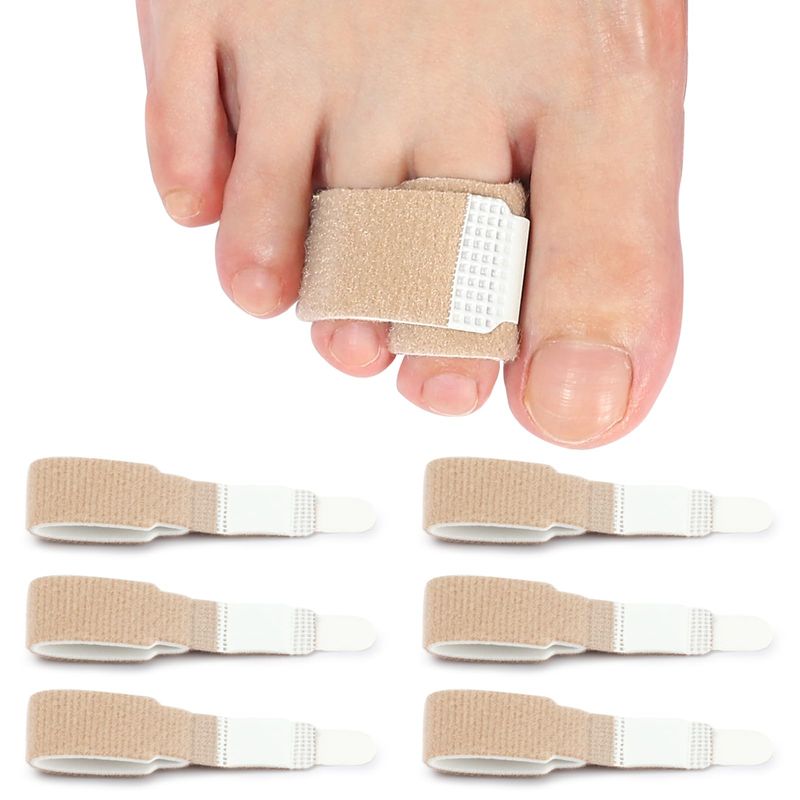 Rvaciio Hammer Toe Correction, Pack of 6 Hammer Toe Pads, Hammer Toe ...