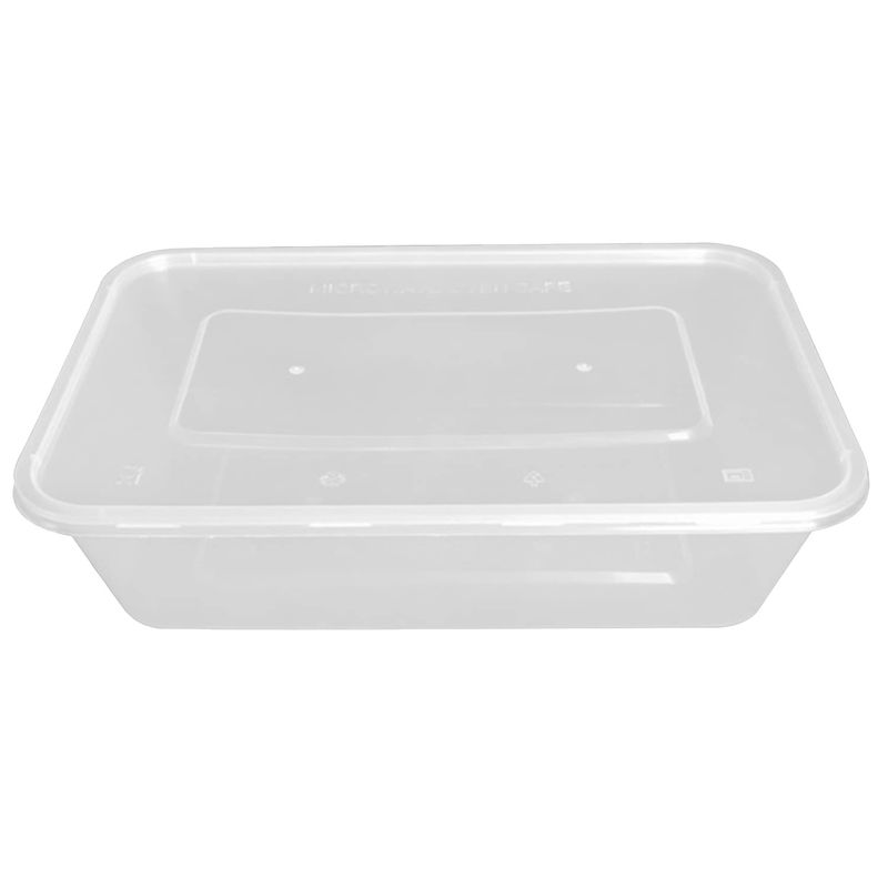 [𝐏𝐚𝐜𝐤 𝐨𝐟 𝟑𝟐] Plastic Food Storage Containers 500ml | Microwave Plastic ...