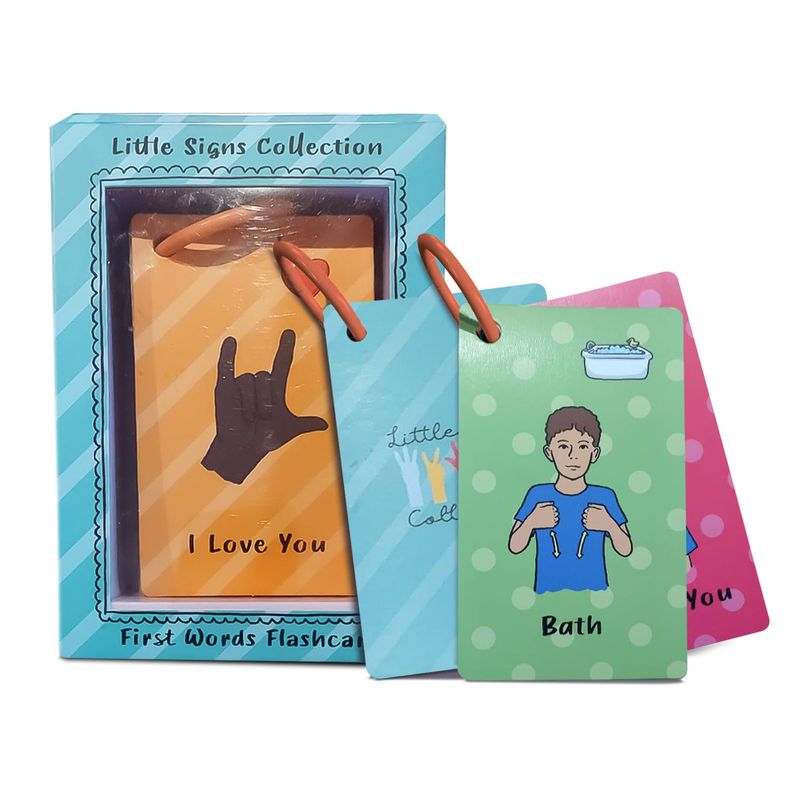 Little Signs Collection ASL First Word Flash Cards, American Sign ...