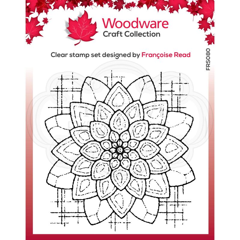 Woodware Francoise Collection-Clear Magic-Blossom Stamp Set, 4 x 4 ...