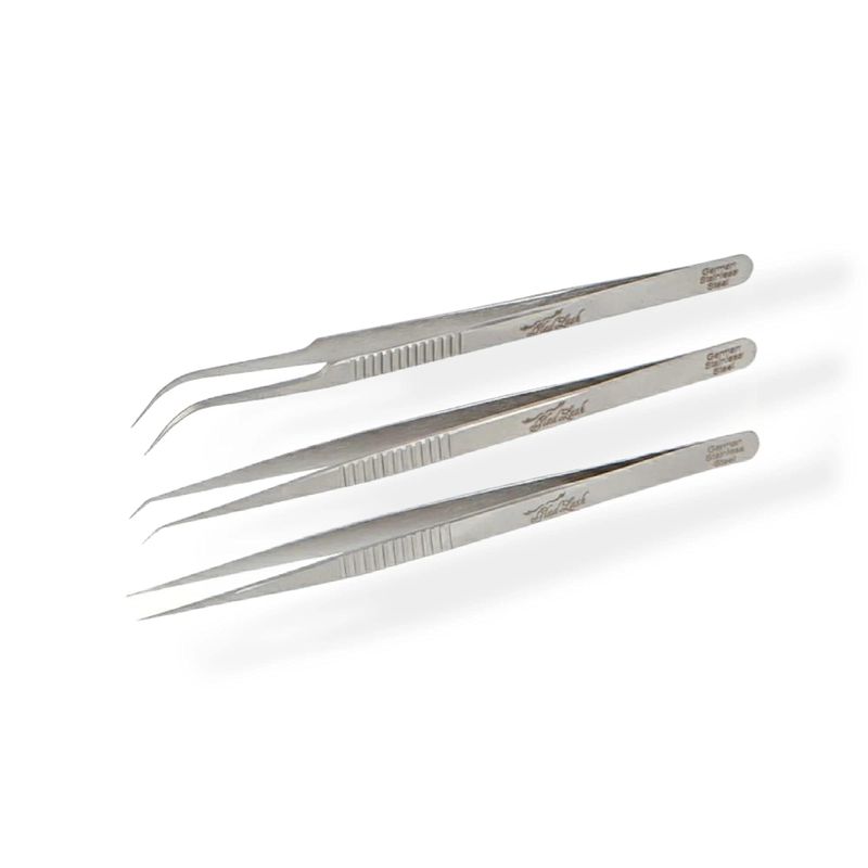 Light Lashing Professional Eyelash Extension Tweezer Kit - Online ...