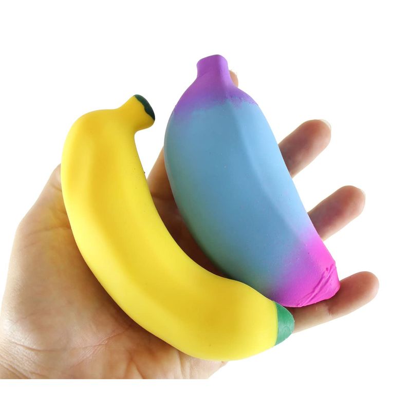 Curious Minds Busy Bags Set of 2 Squishy Sand Bananas - Yellow and ...