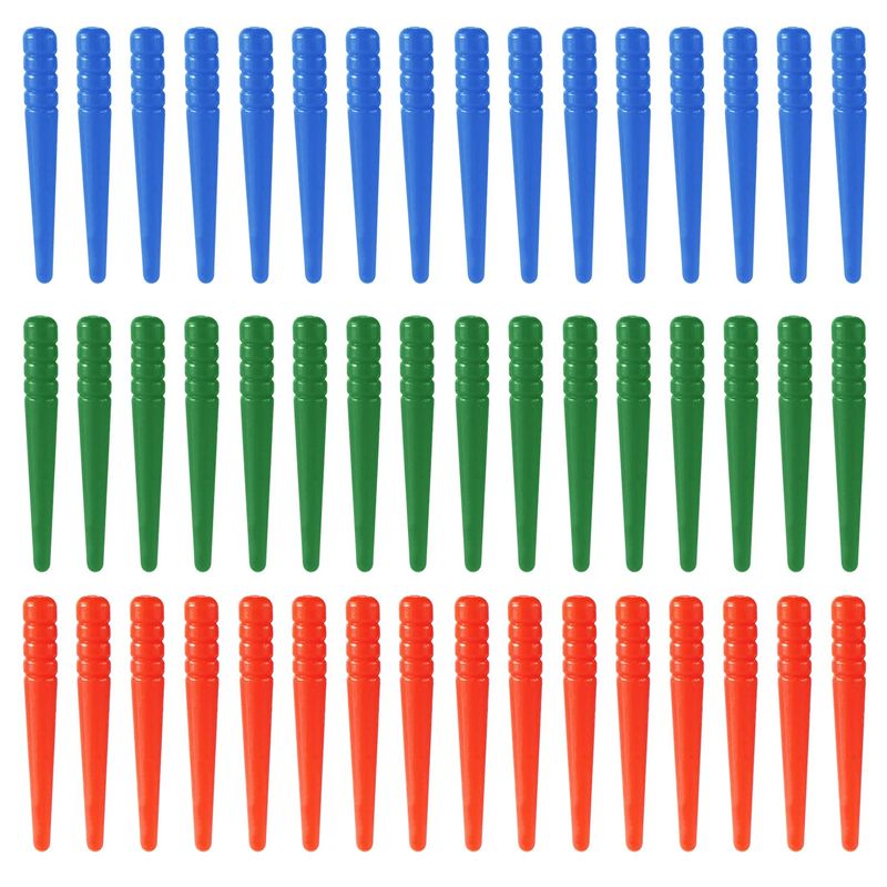48pcs Cribbage Board Pegs, Plastic Cribbage Pegs Fit 1/8 Holes Peg ...