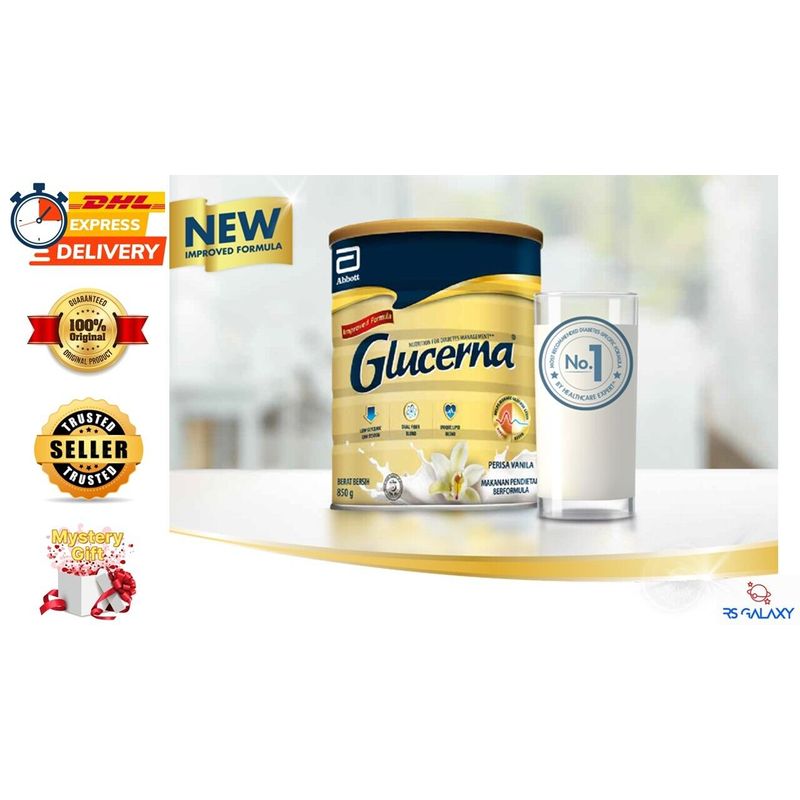 2x400g Glucerna Triple Care Diabetic Milk Powder Vanilla DHL EXPRESS SHIPPING - EveryMarket