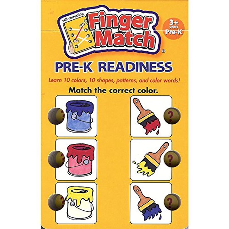 Learning Wrap-ups Pre-K Finger Match Shapes and Colors Book - Online ...
