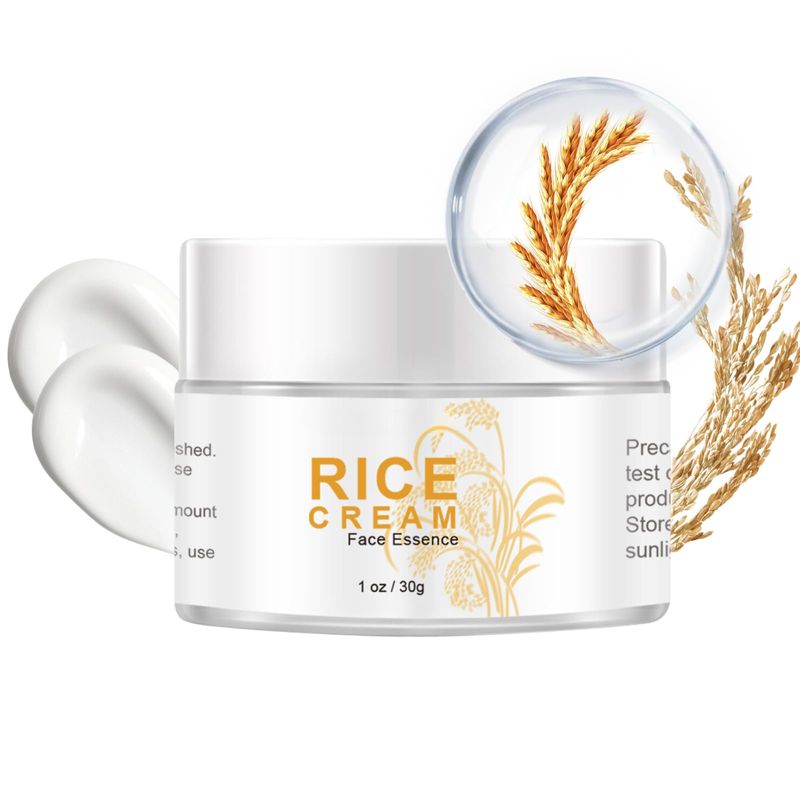 Rice Cream for Face, Rice Moisturizer with Niacinamide, Korean Face ...