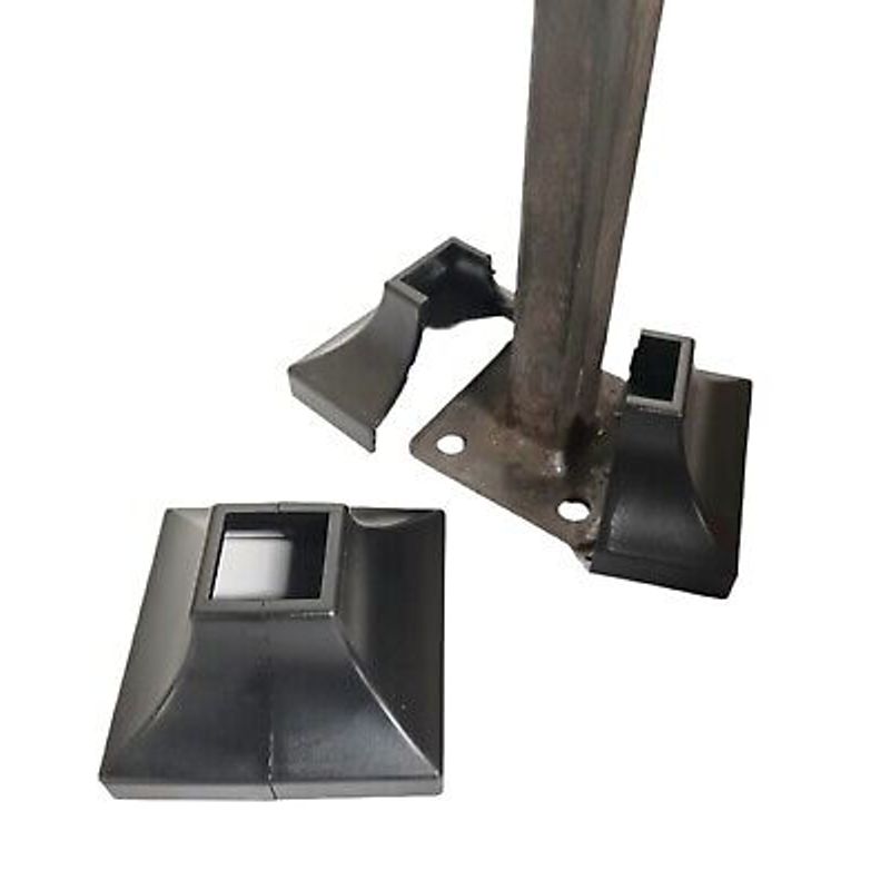 HANDRAIL Skirt SHOES 2 pk SNAP ON 1" FEET RAILING POST covers fit 1 ...