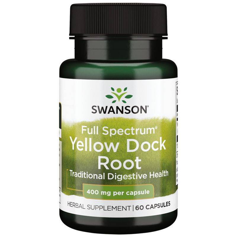 Swanson Full Spectrum Yellow Dock Root 400 mg 60 Capsules - Online Marketplace - EveryMarket