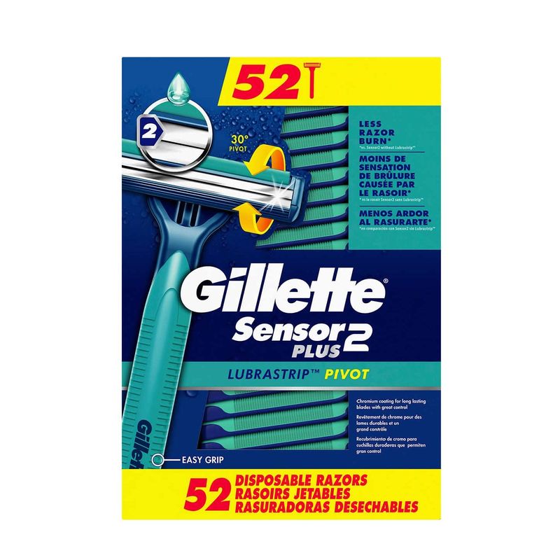 Gillette Sensor2 Plus Disposable Razor (52 Pack) - Online Marketplace ...
