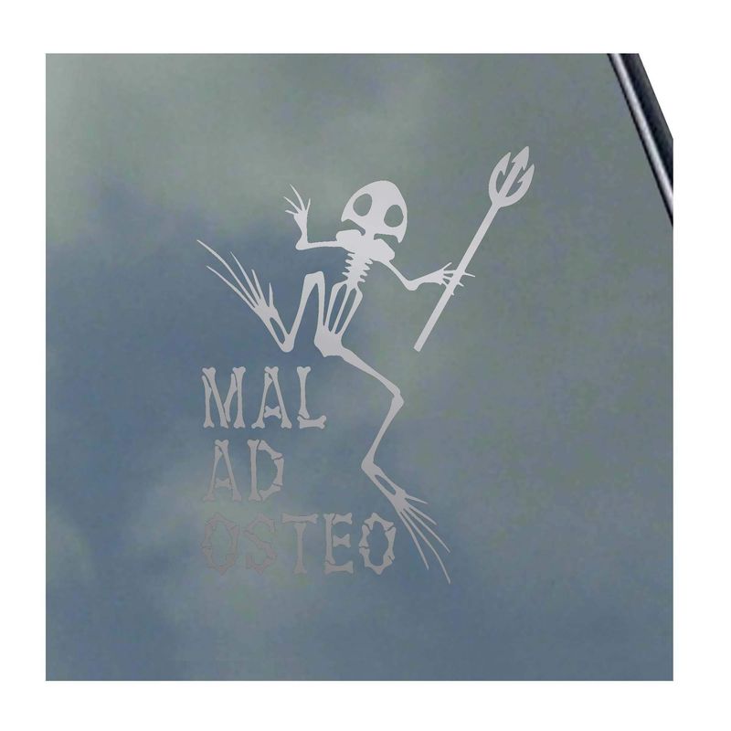 Mal Ad Osteo Bone Frog Vinyl Sticker Decal USA Navy Seal Devgru Bad MF ...
