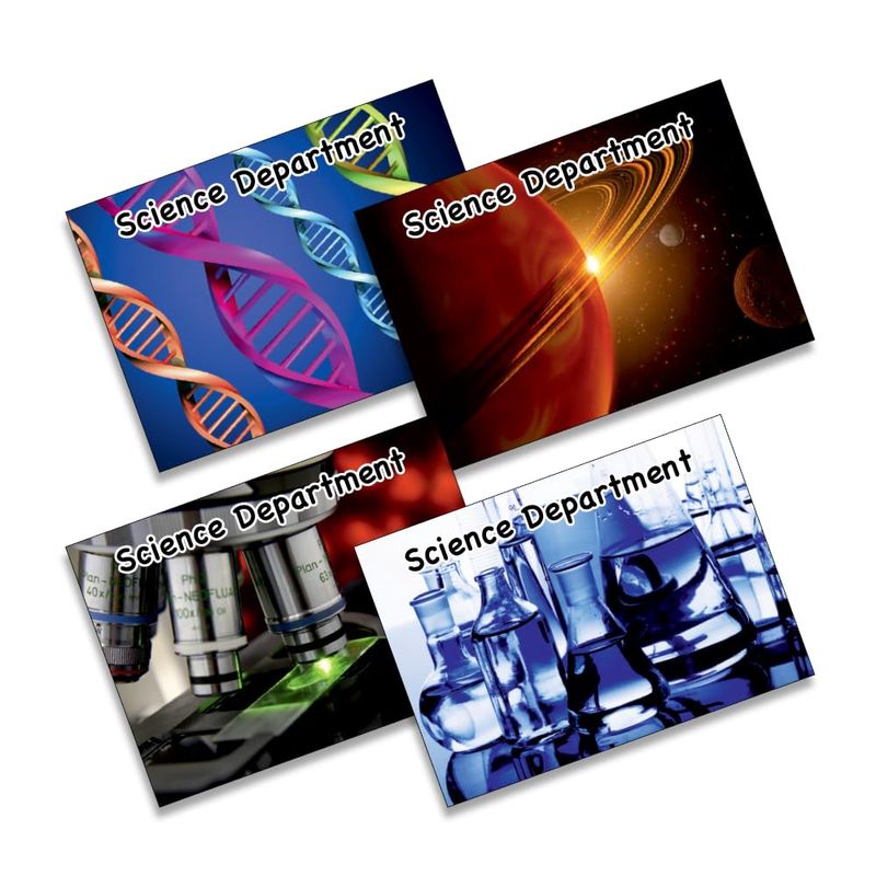 Science Praise Postcards - 4 Colourful Designs - Parent-Teacher ...