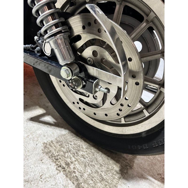 Curved License Plate Relocation Bracket for HARLEY DAVIDSON SPORTSTER ...