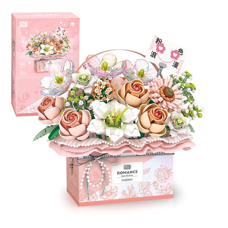 MEIEST Flower Bouquet Building Blocks Model Set,Simulation Artificial ...